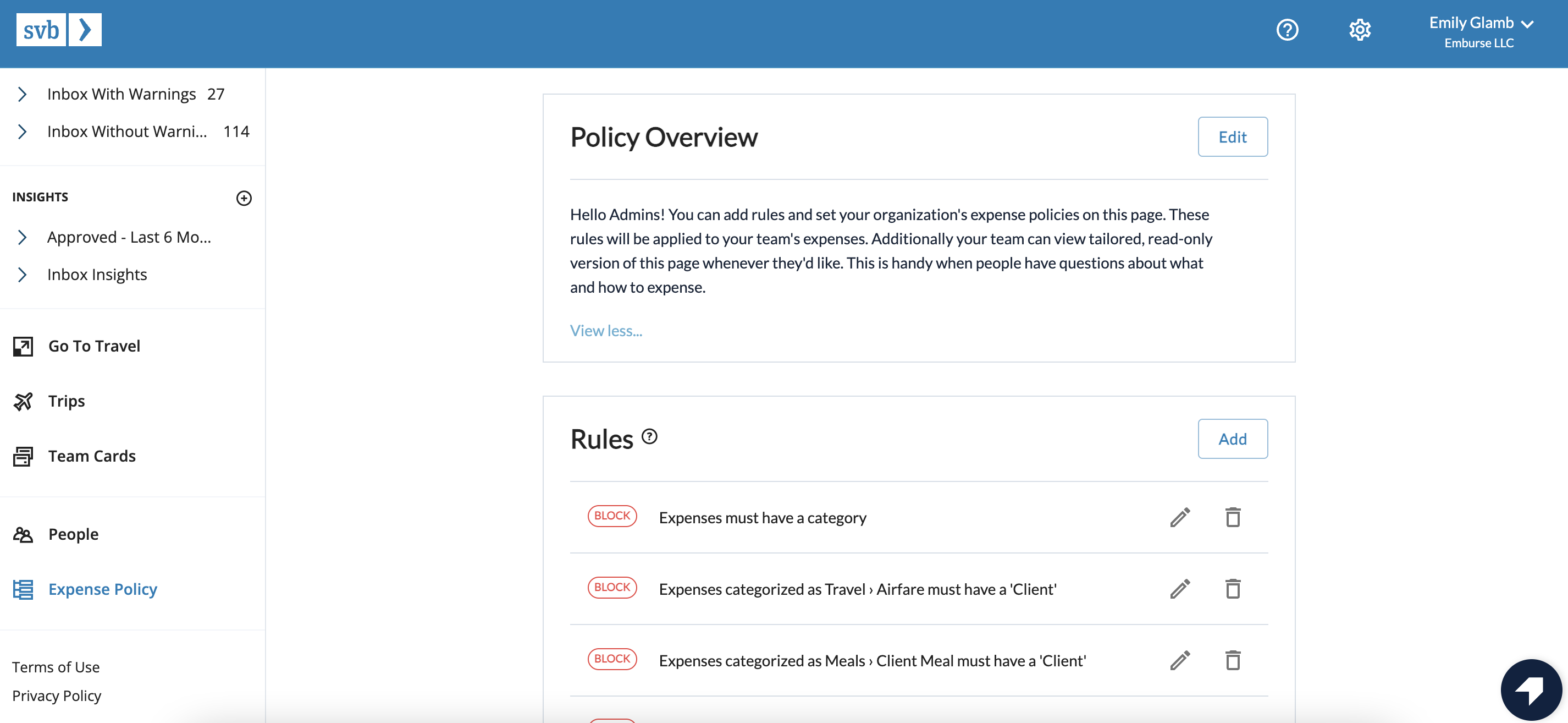 How to use Approval Routing – SVB T&E